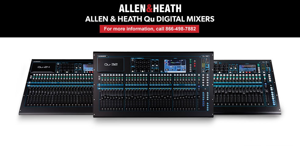 Allen & Heath Qu Digital Mixers | Guitar Center